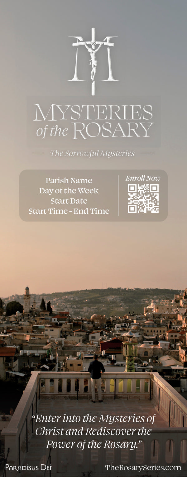 Mysteries of the Rosary: Sorrowful - Custom Pop-up Banner Refill (no S ...