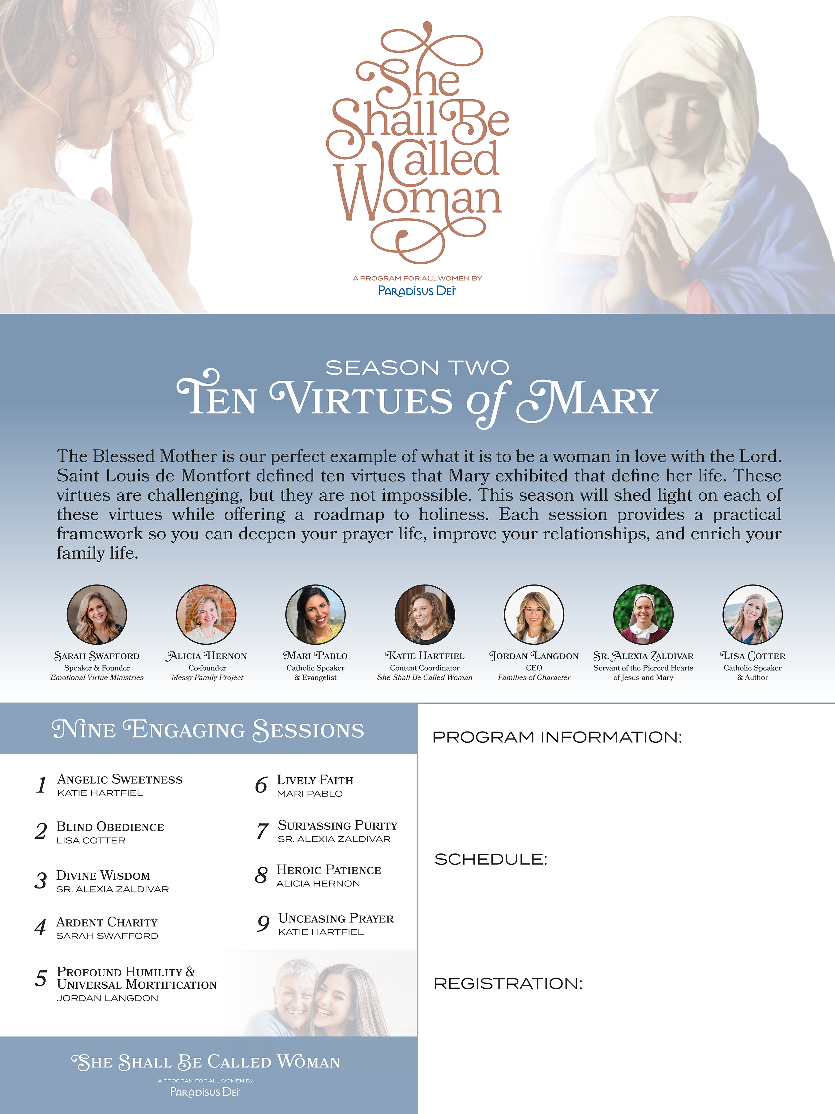 She Shall Be Called Woman | Ten Virtues of Mary – Paradisus Dei