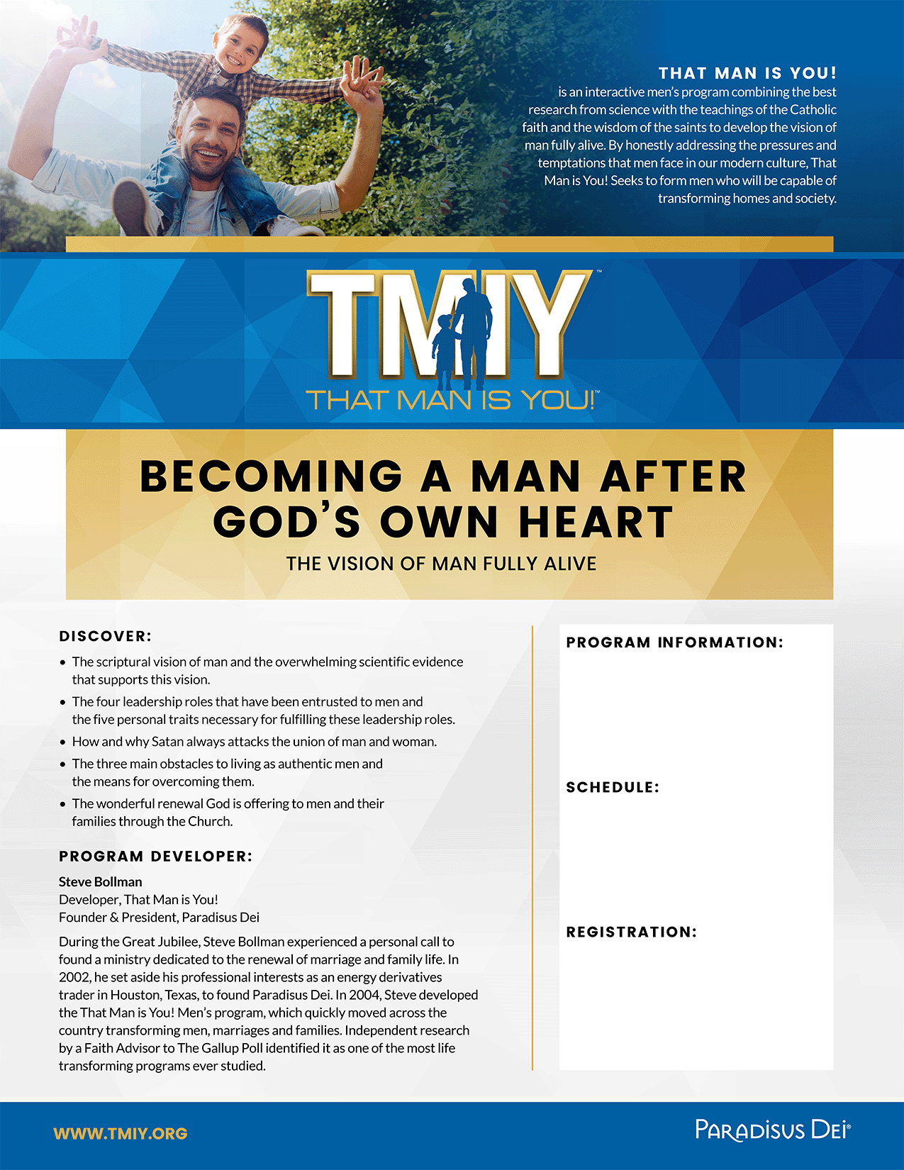 That Man is You! | Becoming a Man After God's Own Heart – Paradisus Dei